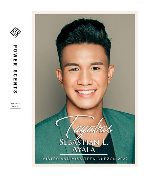 Sebastian Ayala - Mr Teen Quezon 2022- Power Scents Ambassador ...