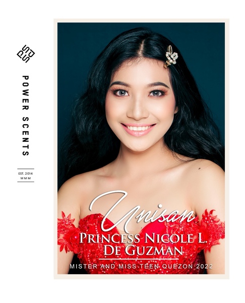 Princess Nicole De Guzman - Ms Teen Quezon 2022 Power Scents Ambassador ...