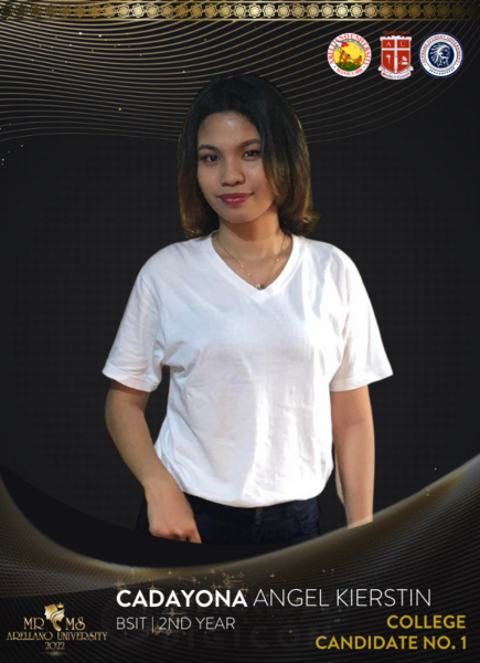 Cadayona, Angel Kierstin - Mr & Ms Arellano Univ - Pasig 2022 (Col Div ...