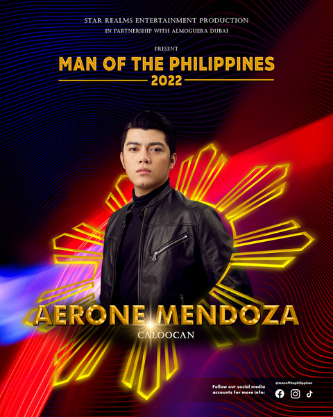 Aerone Mendoza - Man of the Philippines 2022 - Pageant Vote PH