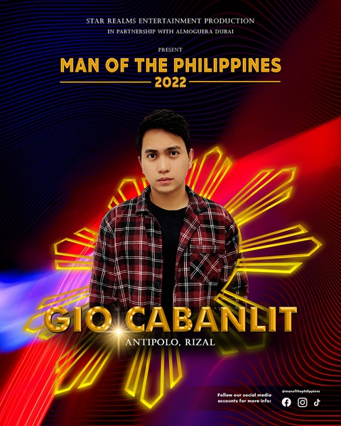 Gio Cabanlit - Man of the Philippines 2022 - Pageant Vote PH