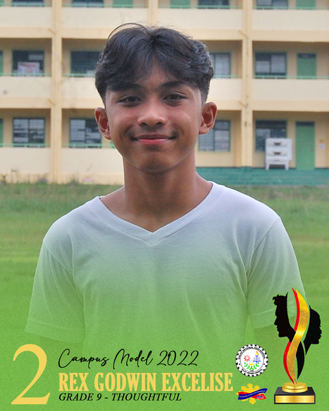 Rex Godwin Excelise - Mister Campus Model 2022 - Pageant Vote PH