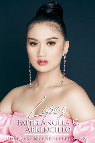 Faith Angela Abrencillo - Miss Teen Quezon 2022 - Pageant Vote PH