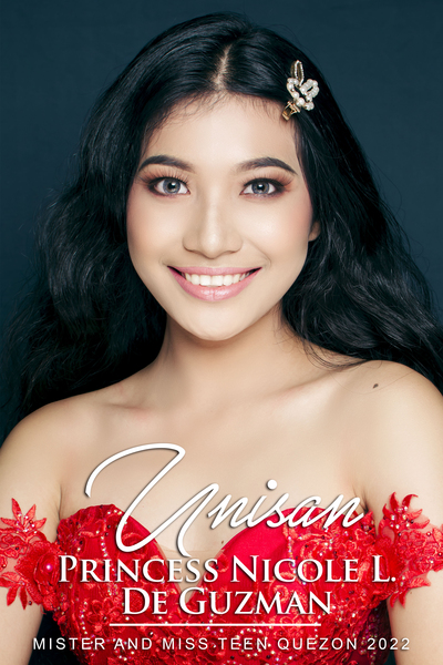 Princess Nicole De Guzman - Miss Teen Quezon 2022 - Pageant Vote PH