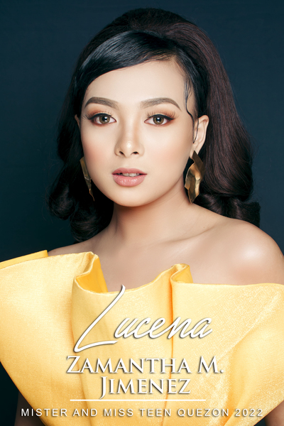 Zamantha Jimenez - Miss Teen Quezon 2022 - Pageant Vote PH