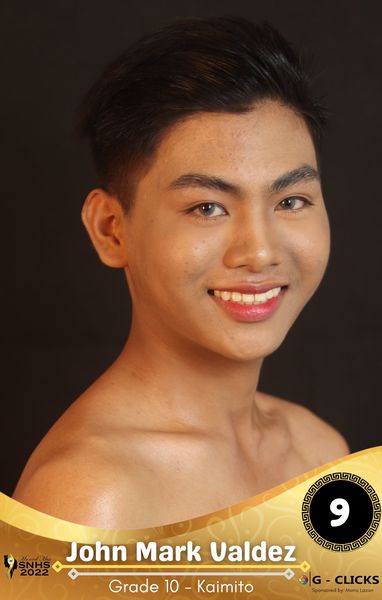 John Mark Valdez - Mr & Miss Salcedo National High School 2022 - Pageant Vote PH