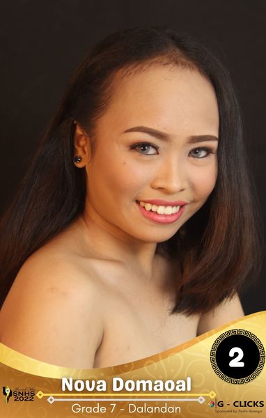 Nova Reign Domaoal - Mr & Miss Salcedo National High School 2022 - Pageant Vote PH