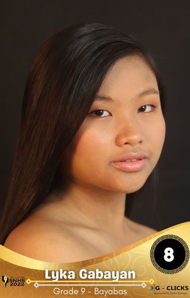 Lyka Gabayan - Mr & Miss Salcedo National High School 2022 - Pageant Vote PH