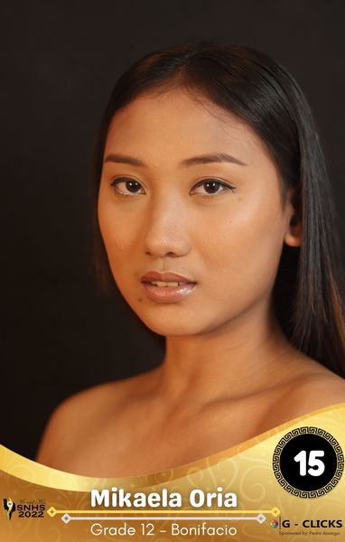 Mikaela Oria - Mr & Miss Salcedo National High School 2022 - Pageant Vote PH