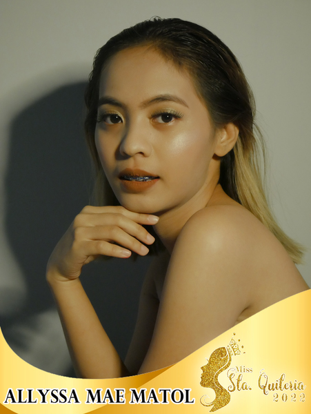 Allyssa Mae Matol - Miss Sta. Quiteria 2022 - Pageant Vote PH