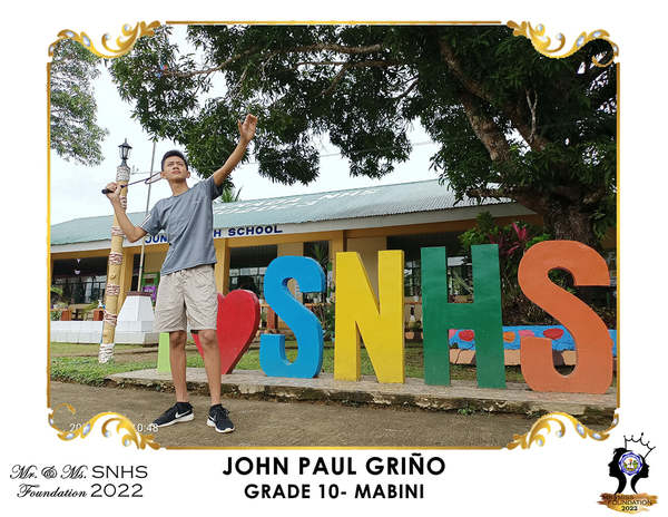 John Paul Grino - The Search for Mister SNHS Foundation 2022 - Pageant Vote PH