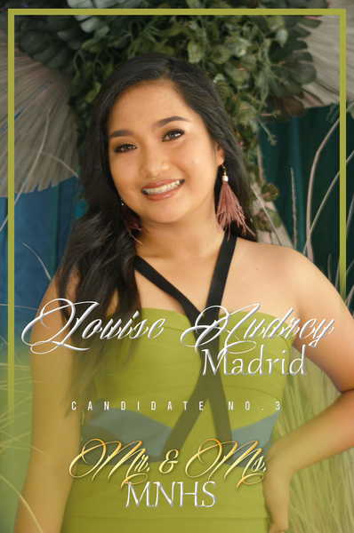 Louise Audrey Madrid - Miss MNHS 2022 - Pageant Vote PH