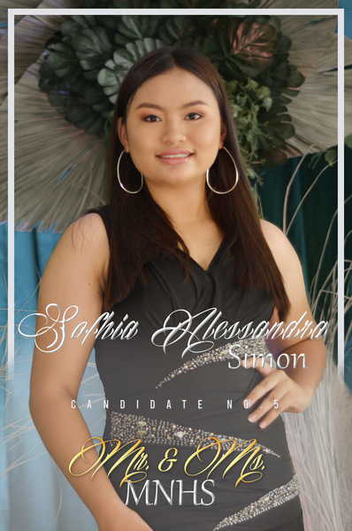 Soffhia Alessandra Simon - Miss MNHS 2022 - Pageant Vote PH