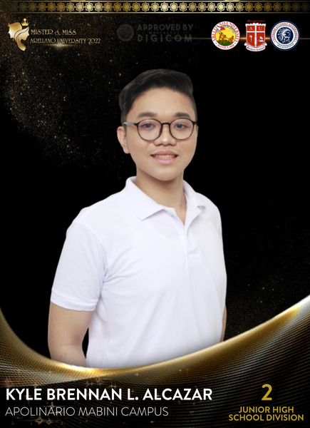 KYLE BRENNAN L. ALCAZAR - Mister & Miss Arellano 2022 | JHS - Pageant Vote PH