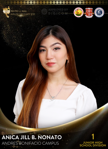 ANICA JILL B. NONATO - Mister & Miss Arellano 2022 | JHS - Pageant Vote PH