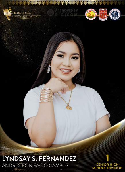 LYNDSAY S. FERNANDEZ - Mister & Miss Arellano 2022 | SHS - Pageant Vote PH