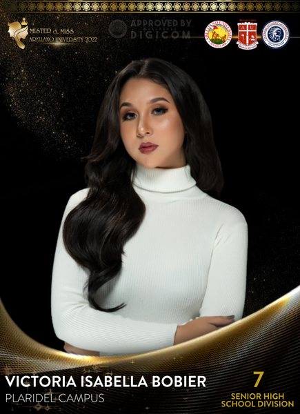 VICTORIA ISABELLA BOBIER - Mister & Miss Arellano 2022 | SHS - Pageant Vote PH