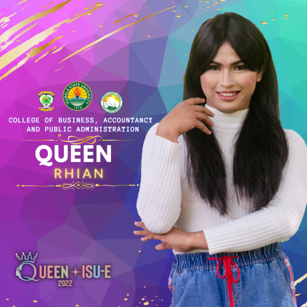 Queen Rhian - Queen ISU-E - Pageant Vote PH