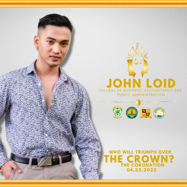 John Loid - Mr. And Ms. ISU-E 2022 - Pageant Vote PH