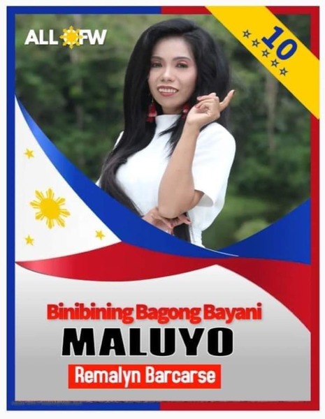 Remalyn Barcarse - All OFWs Binibining Bagong Bayani 2022 - Pageant Vote PH