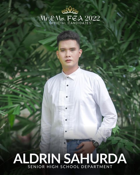 Aldrin Sahurda - Search for CSNHS Mr. & Ms. FEA 2022 - Male - Pageant Vote PH