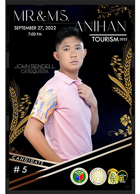 John Rendell Catequista - Mister Anihan Tourism 2022 - Pageant Vote PH