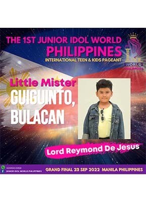 Li'l Mr Guiginto Bulacan - Junior Idol World Philippines 2022 - Pageant Vote PH