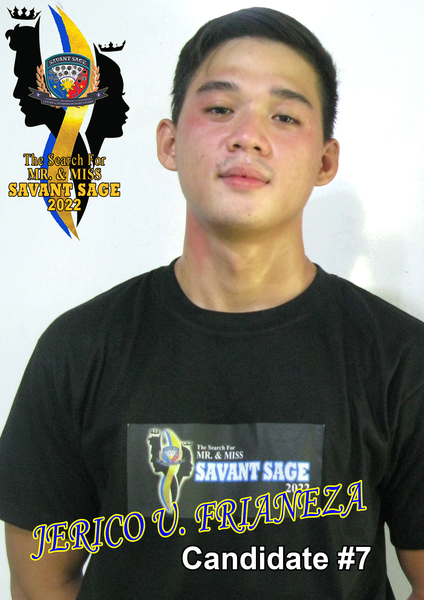 Jerico U. Frianeza - The Search for Mr. Savant Sage 2022 - Pageant Vote PH