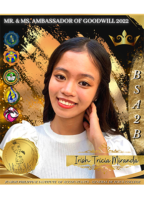 Irish Tricia Miranda - Ms. Ambassador of Goodwill 2022 - Pageant Vote PH