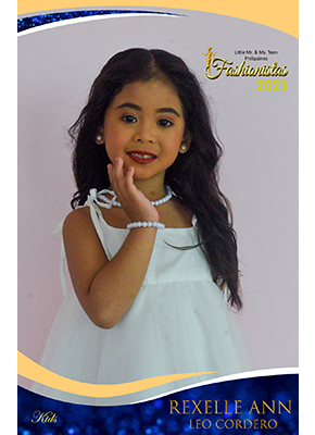 Rexelle Ann Leo Cordero - Little Mr & Ms Philippine Fashionistas 2023 ...