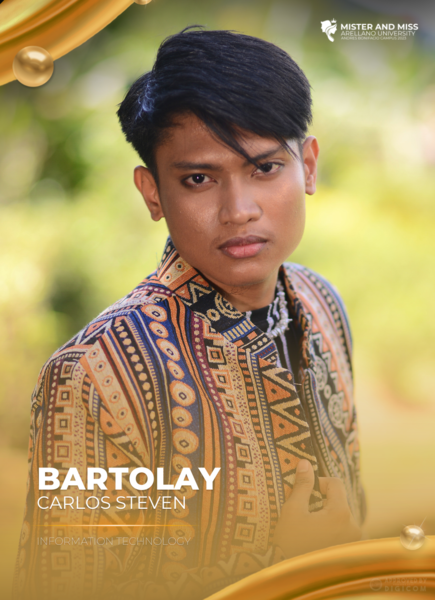 BARTOLAY, CARLOS STEVEN - Mister & Miss Arellano University 2023 - Pageant Vote PH