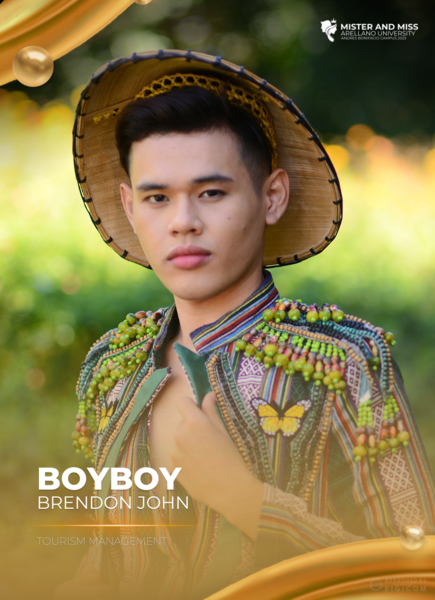 BOYBOY, BRENDON JOHN A. - Mister & Miss Arellano University 2023 ...