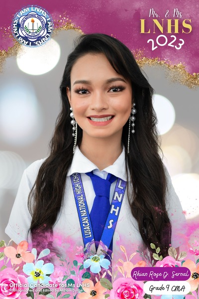 Rhian Rose D. Sernal - Mr. and Ms. LNHS 2023 - Pageant Vote PH