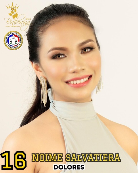 Noime Salvatierra - Binibining Santo Domingo 2023 - Pageant Vote PH