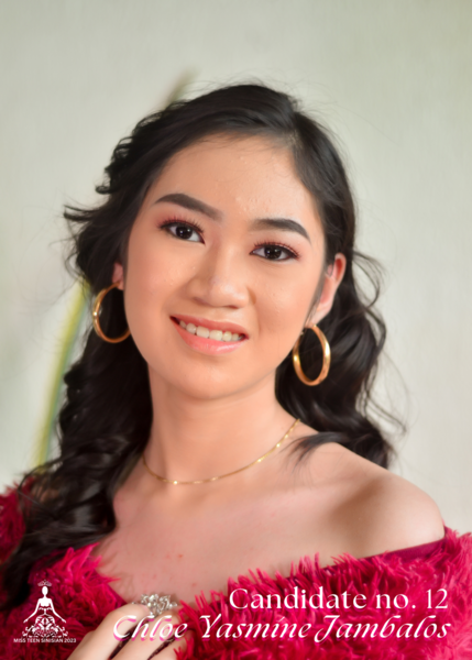 Chloe Yasmine Jambalos - Miss Teen Sinisian 2023 - Pageant Vote PH