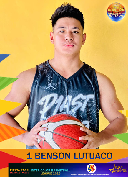 Benson Lutuaco - Basketball Heartthrob 2023 - Pageant Vote PH