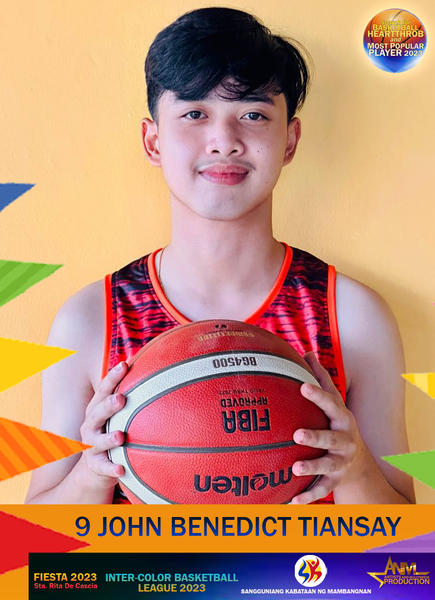 John Benedict Tiansay - Basketball Heartthrob 2023 - Pageant Vote PH