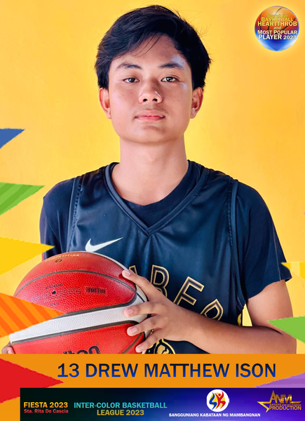 Drew Matthew Sison - Basketball Heartthrob 2023 - Pageant Vote PH