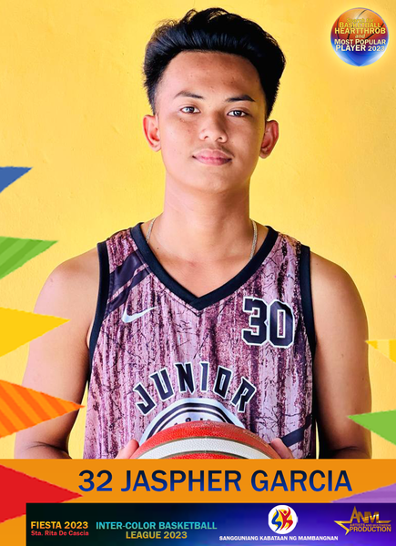 Jaspher Garcia - Basketball Heartthrob 2023 - Pageant Vote PH