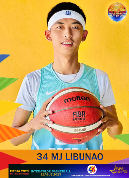 MJ Libunao - Basketball Heartthrob 2023 - Pageant Vote PH