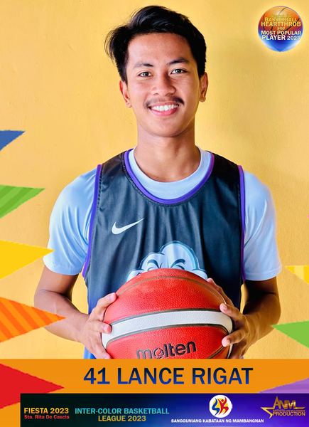 Lance Rigat - Basketball Heartthrob 2023 - Pageant Vote PH