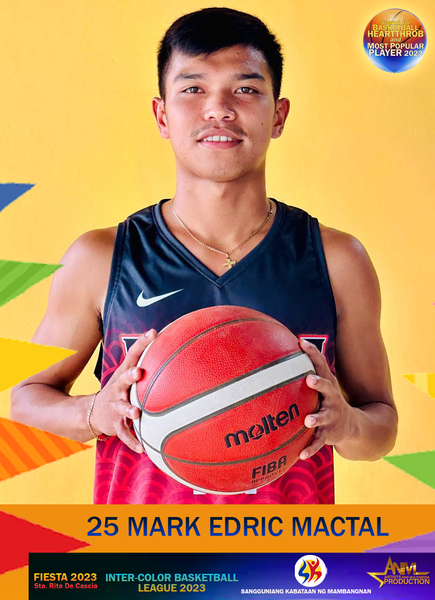 Marc Edric Mactal - Basketball Heartthrob 2023 - Pageant Vote PH
