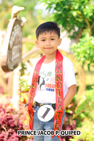 PRINCE JACOB P. QUIPED - Mr and Ms Tambo ES '23 - Pageant Vote PH