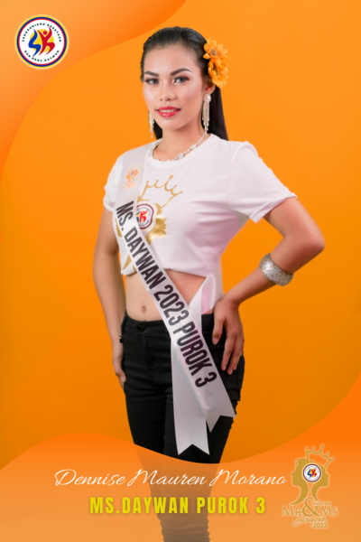Dennise Mauren Morano - Mr. & Ms. Daywan 2023 - Pageant Vote PH