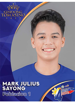 Mark Julius Sayong - Ginoong Tomasino 2023 - Pageant Vote PH