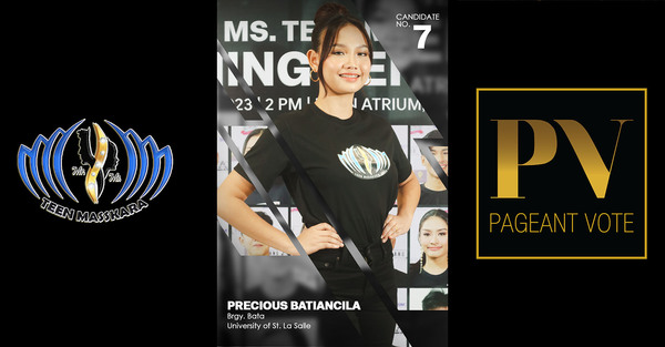 Precious Batiancila - Mr. & Ms. Teen Masskara 2023 - Pageant Vote PH