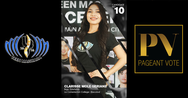 Clarisse Mole Geriane - Mr. & Ms. Teen Masskara 2023 - Pageant Vote PH