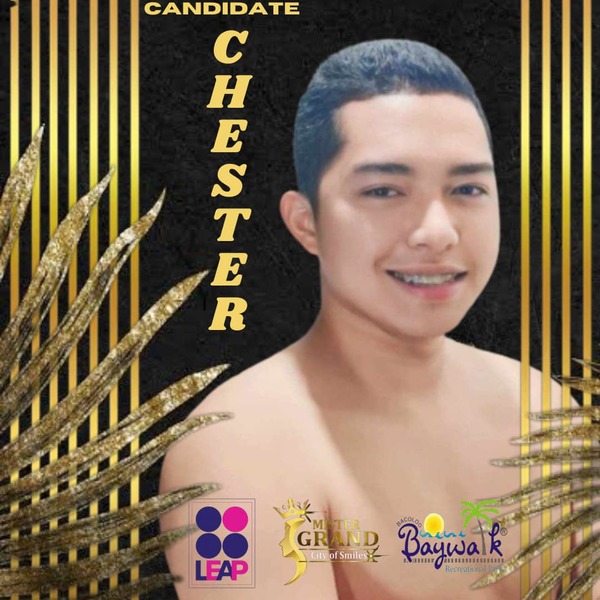 Chester Malunes - Mister Grand City Of Smiles 2023 - Pageant Vote PH