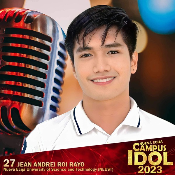 Jean Andrei Roi Rayo - Nueva Ecija Campus Idol 2023 - Nov - Pageant Vote PH