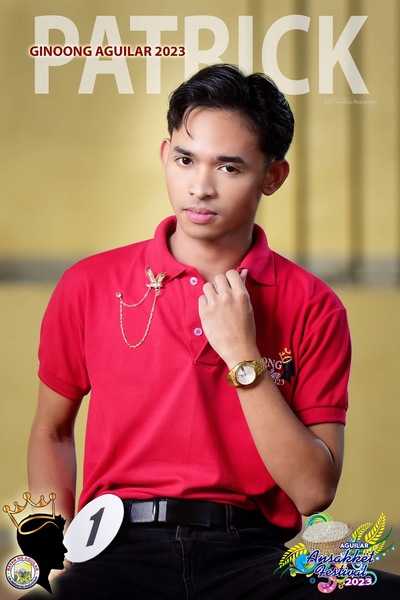 Patrick Jon Ortiz - Ginoong Aguilar 2023 - Pageant Vote PH